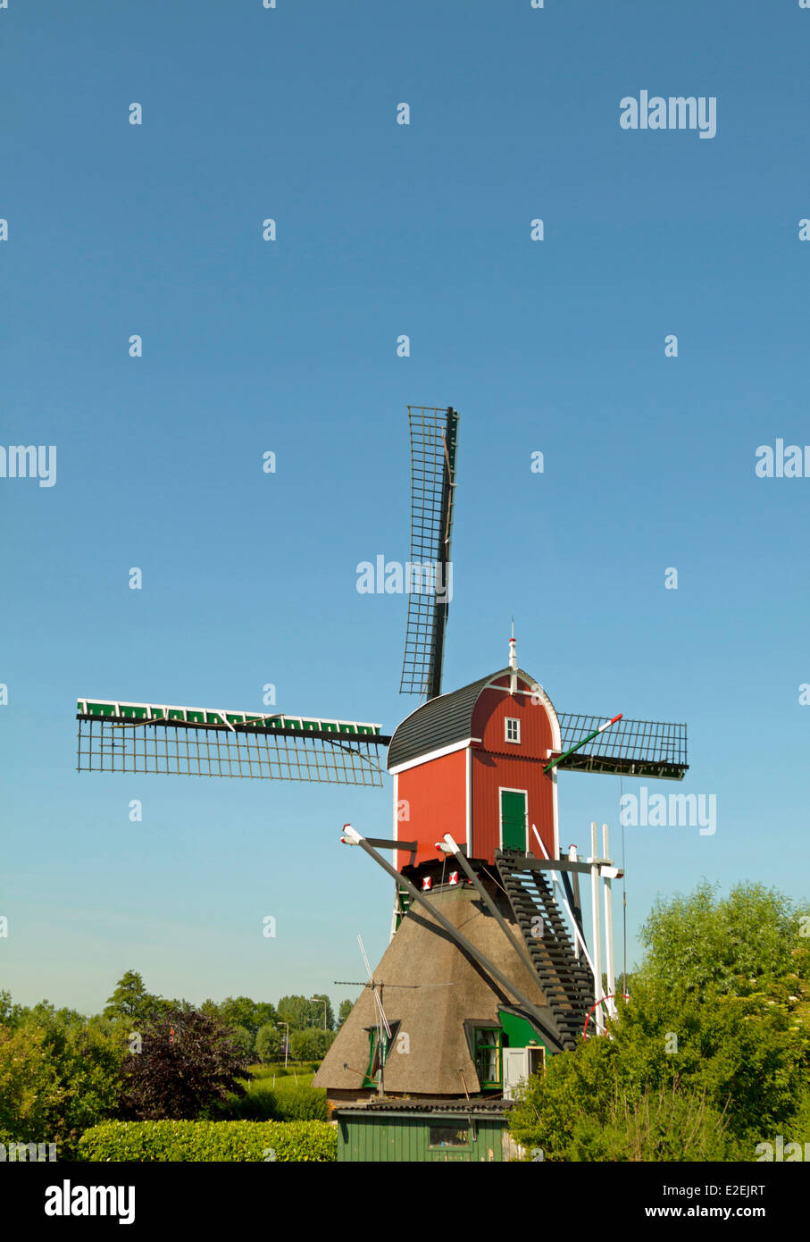 Vlietmolen, a hollow post mill ( in Dutch called ''wipmolen''), located ...