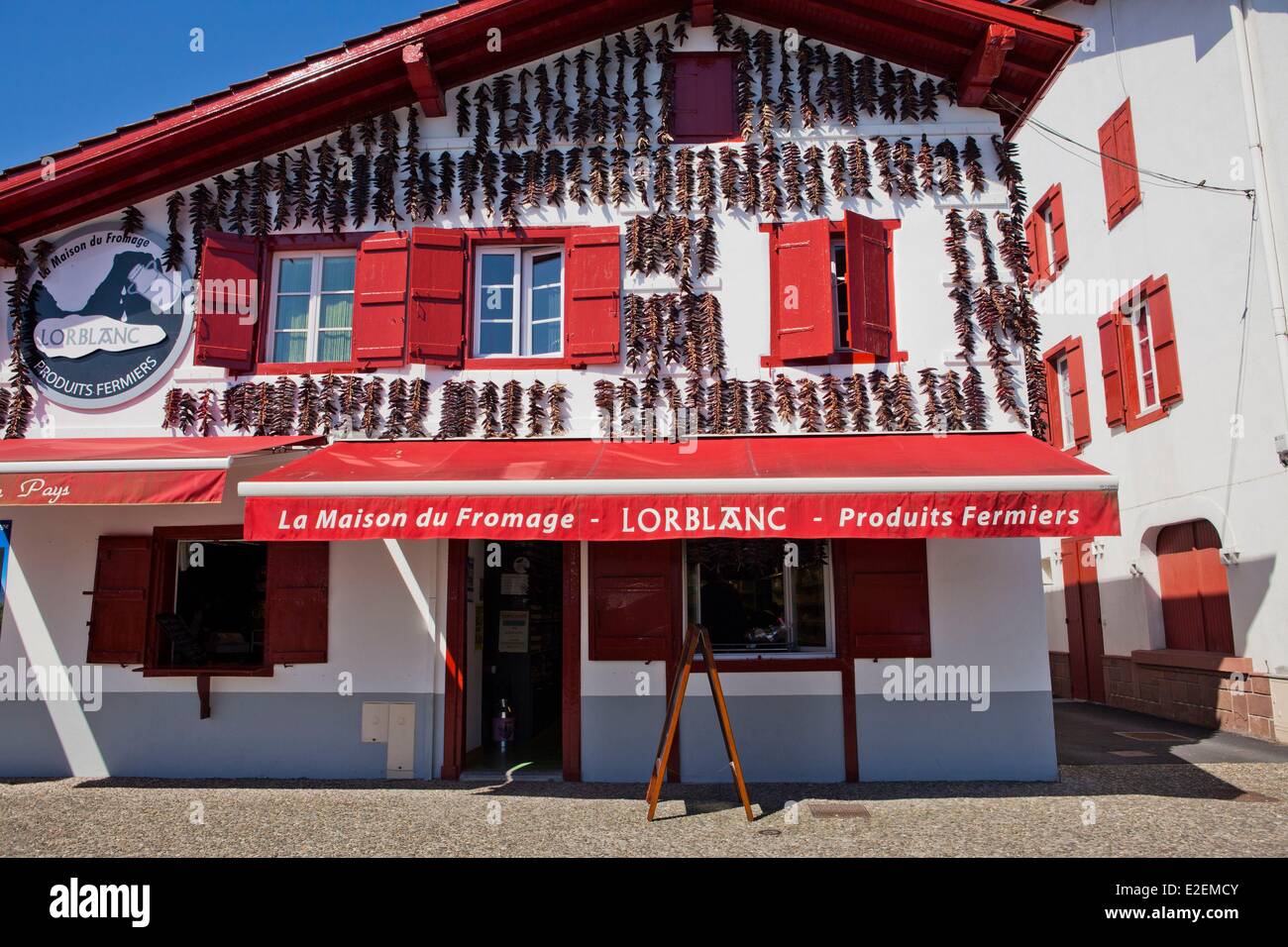 France, Pyrenees Atlantiques, Espelette Stock Photo - Alamy