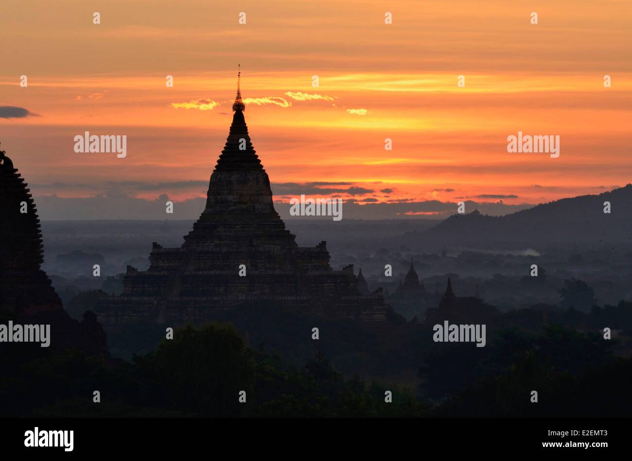 Myanmar (Burma), Mandalay Division, Bagan (Pagan), site of Bagan listed ...