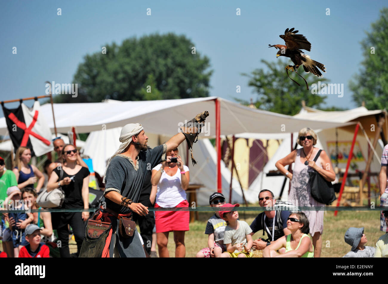 Medieval falconry hi-res stock photography and images - Alamy