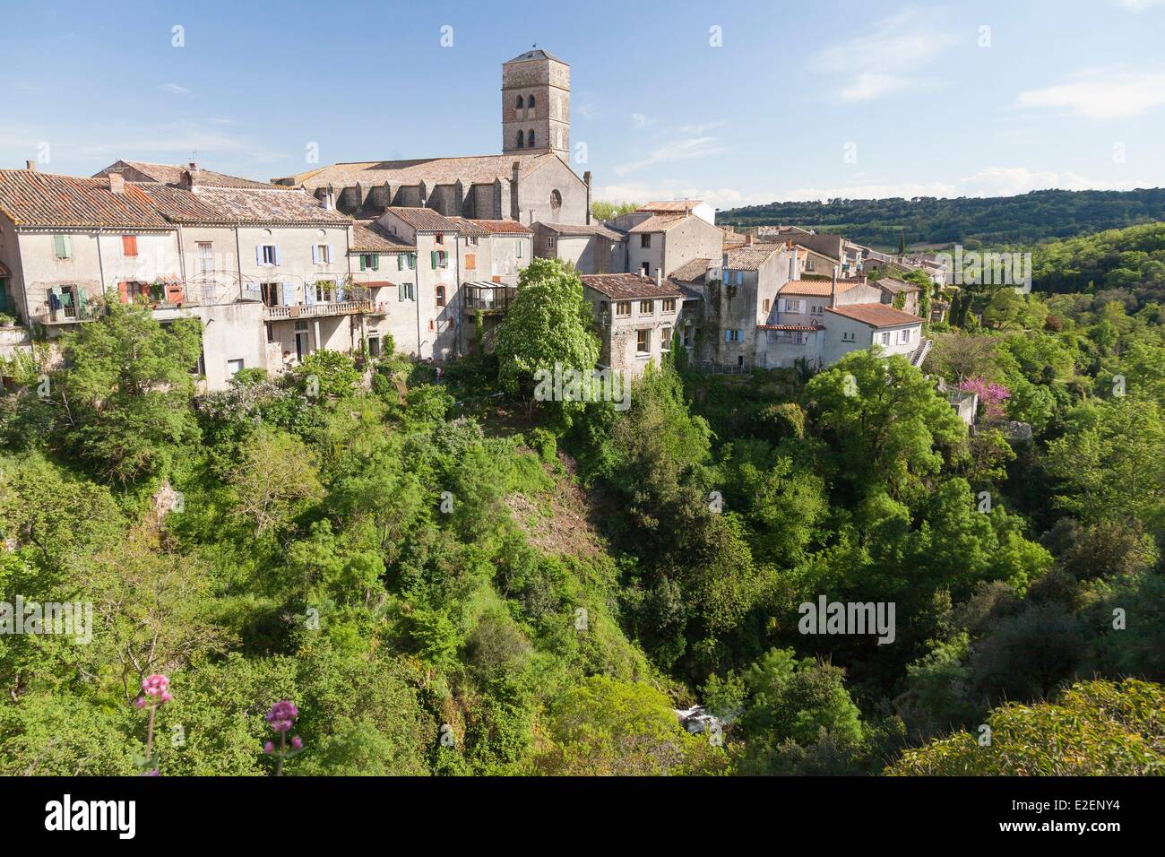France, Aude, Montolieu, Village of the Books Stock Photo - Alamy
