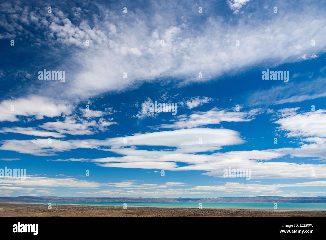 Argentina, Patagonia, Santa Cruz province, Cardiel lake on route 40 ...