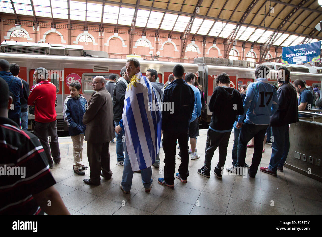 Football Fans Train Station High Resolution Stock Photography and ...
