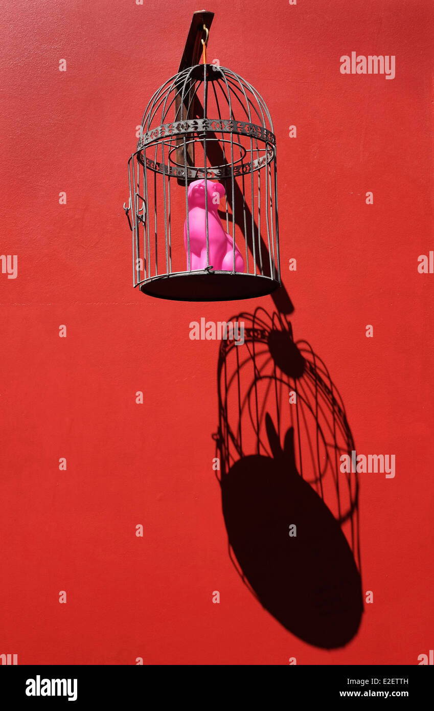 Rabbit cage hi-res stock photography and images - Alamy