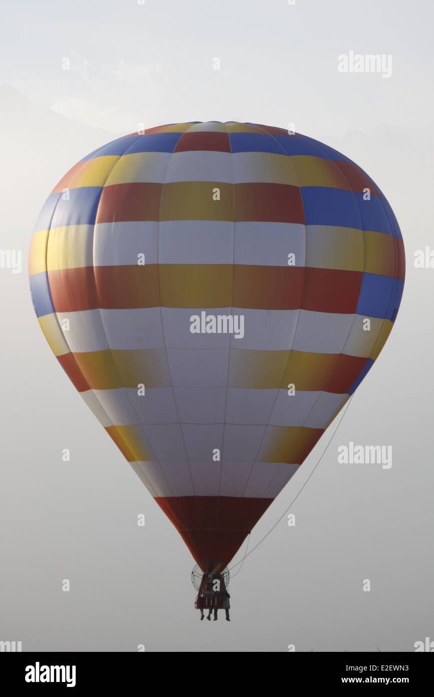 Event of Coupe Icare, festival of balloon and paragliding, Saint ...