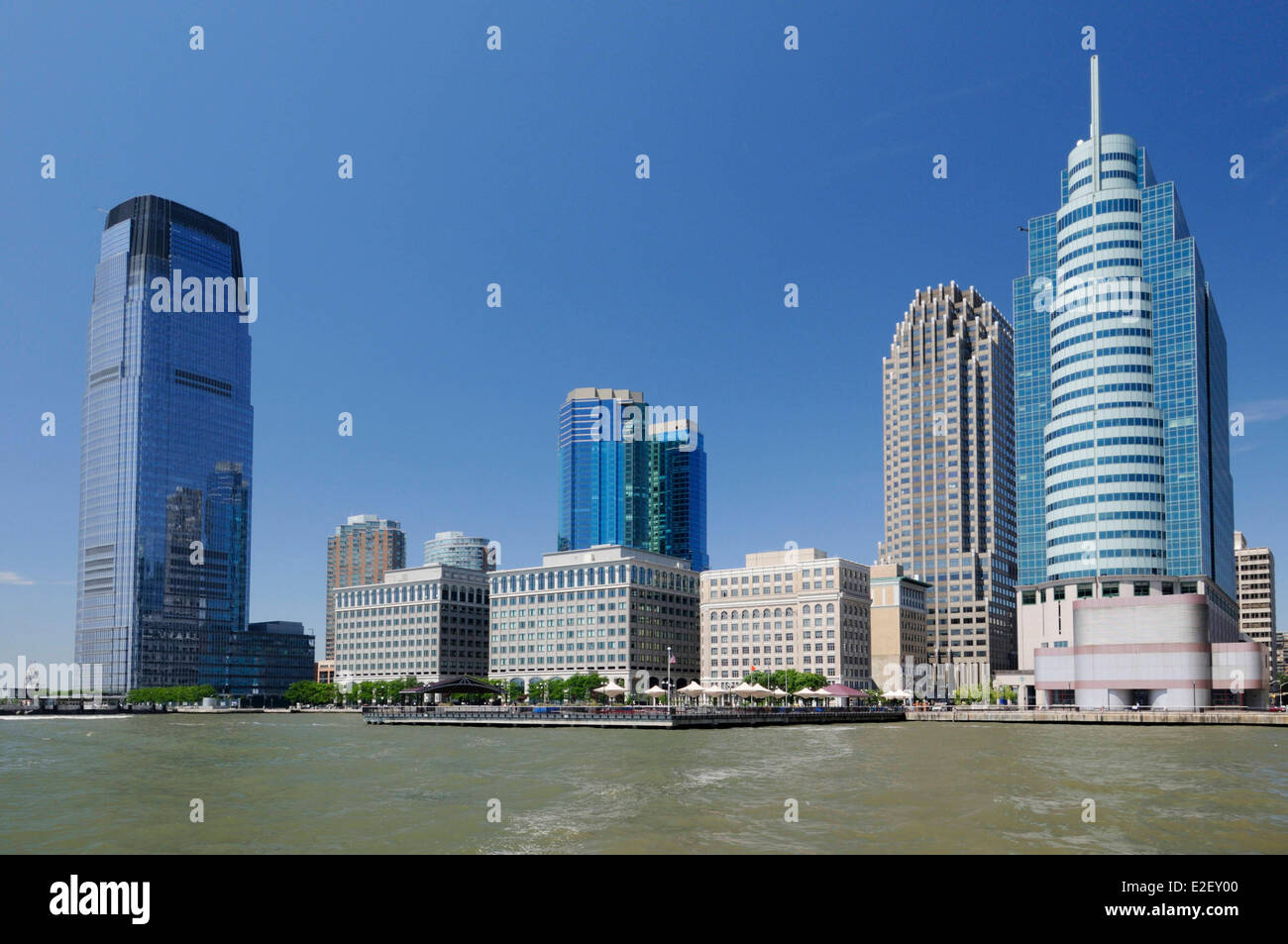 United States, New Jersey, Jersey City, Exchange Place, buildings ...