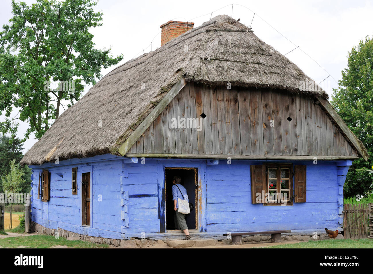 Poland mazovia sierpc skansen polish hi-res stock photography and ...