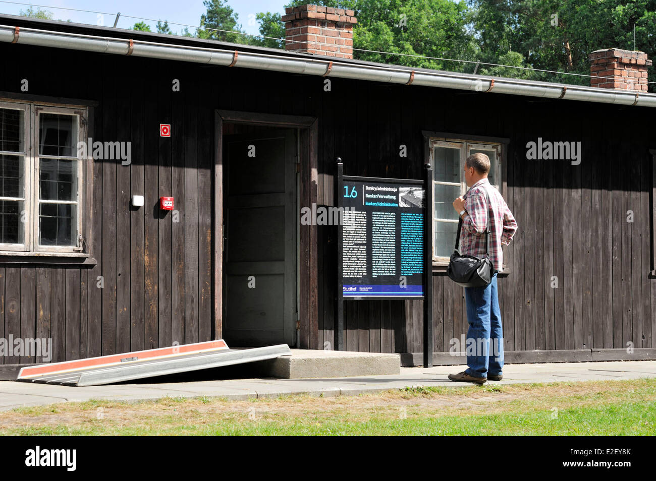 Poland Pomerania Sztutowo concentration camp of Stutthof administrative ...
