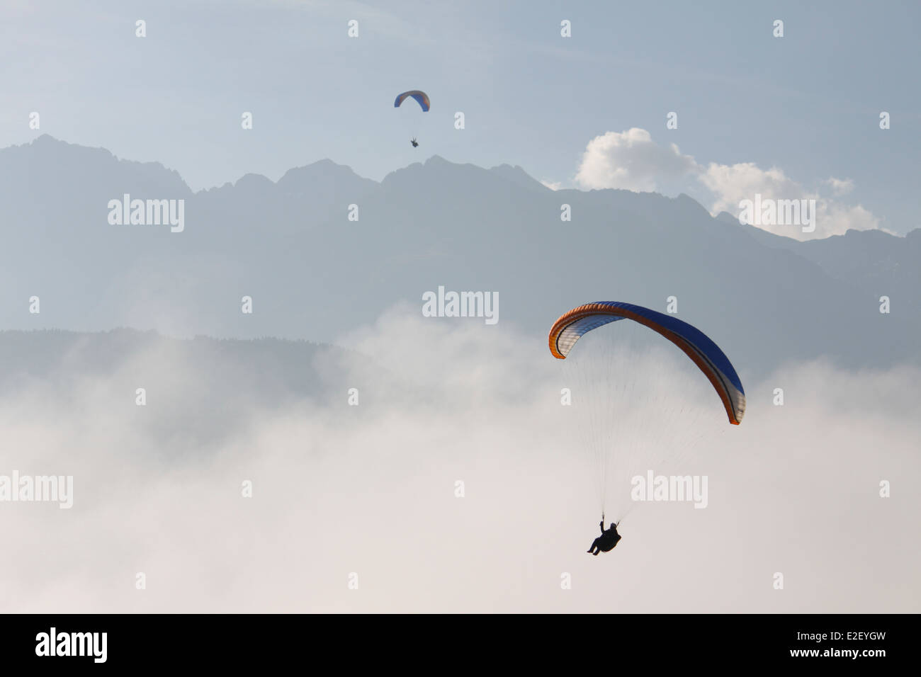 Event of Coupe Icare, festival of balloon and paragliding, Saint ...