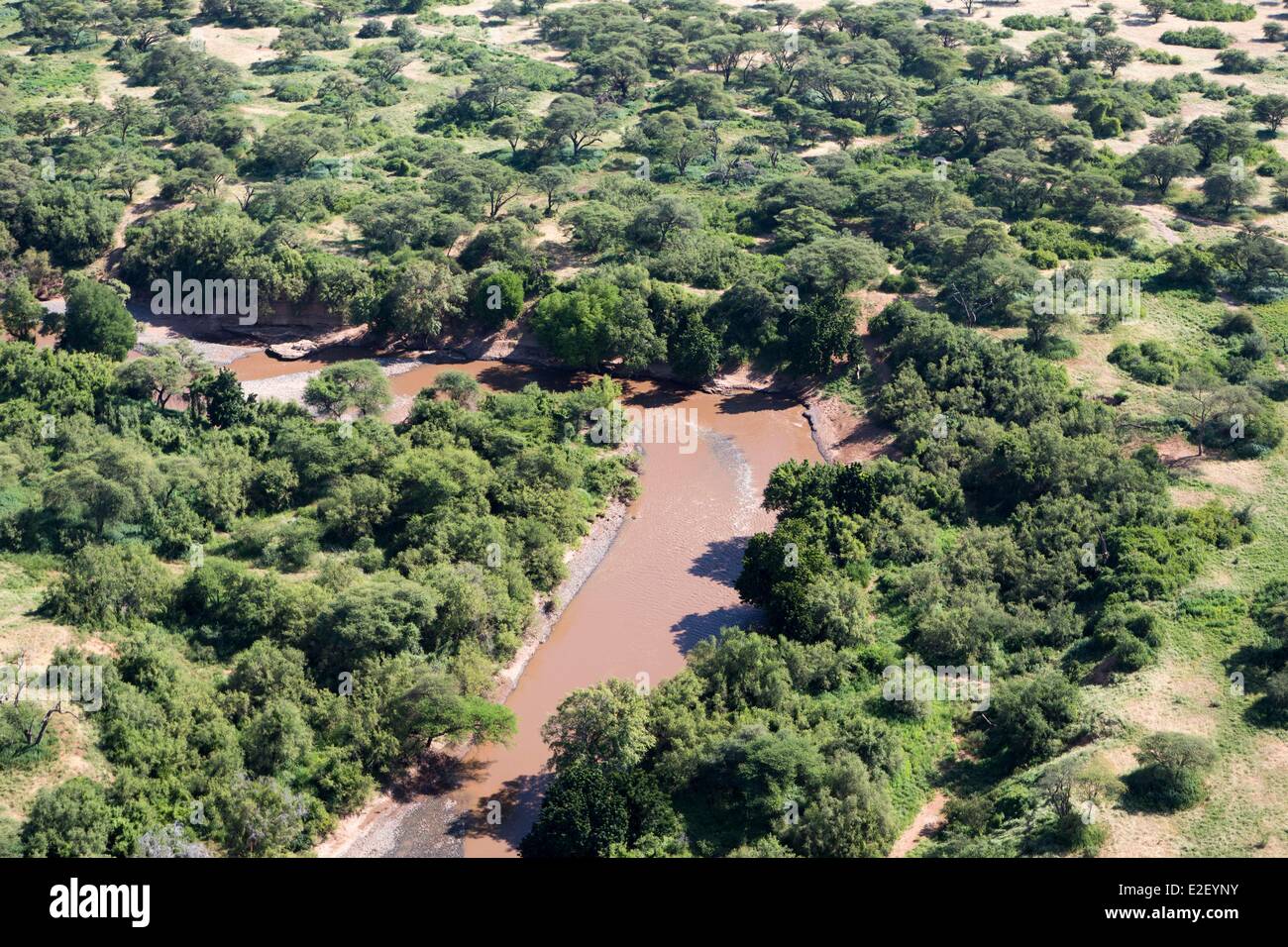 Kenya, around lake Magadi, soda (aerial view Stock Photo - Alamy