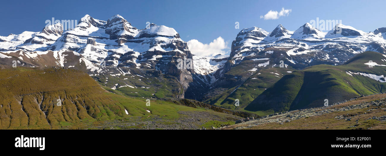 Spain Aragon Huesca province Ordesa y Monte Perdido National Park ...