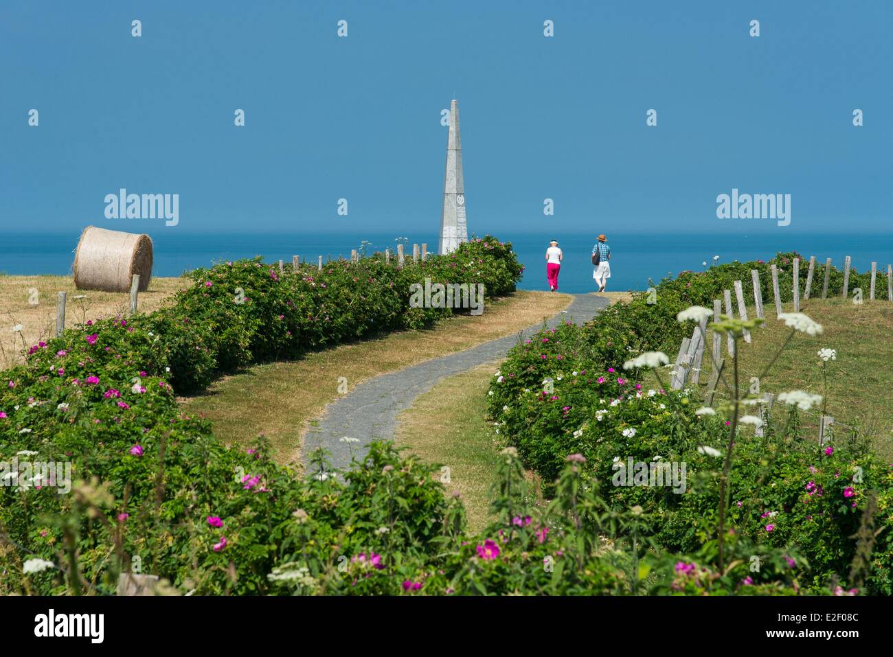 France, Calvados, Omaha Beach, Colleville sur Mer, WN62 bunker ...
