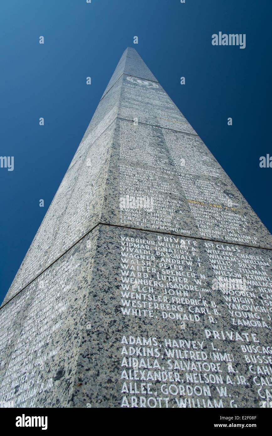 France, Calvados, Omaha Beach, Colleville sur Mer, WN62 bunker ...