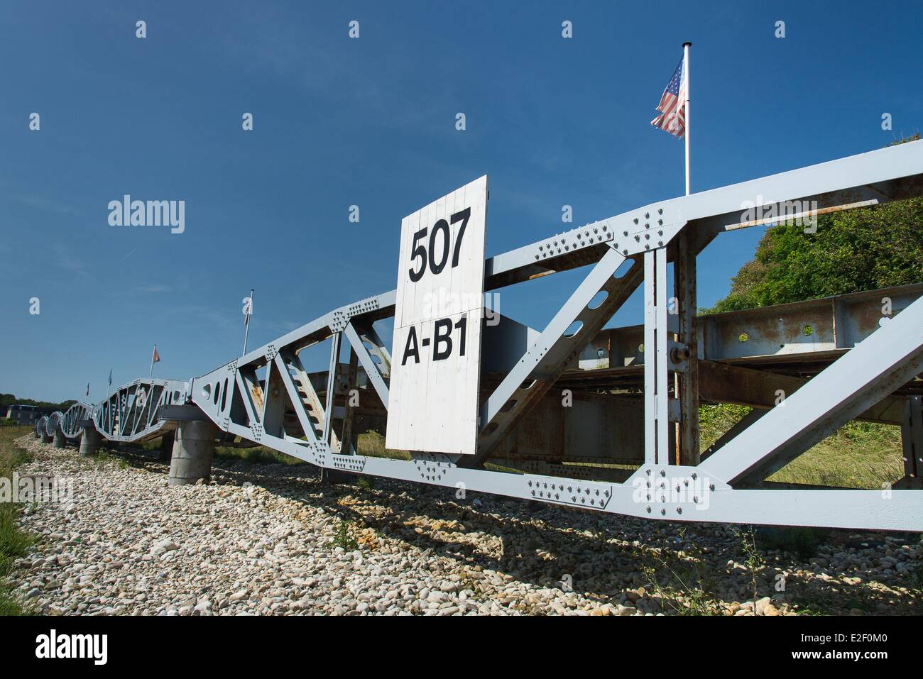 France Calvados Vierville sur Mer floating piers Whale of the ...