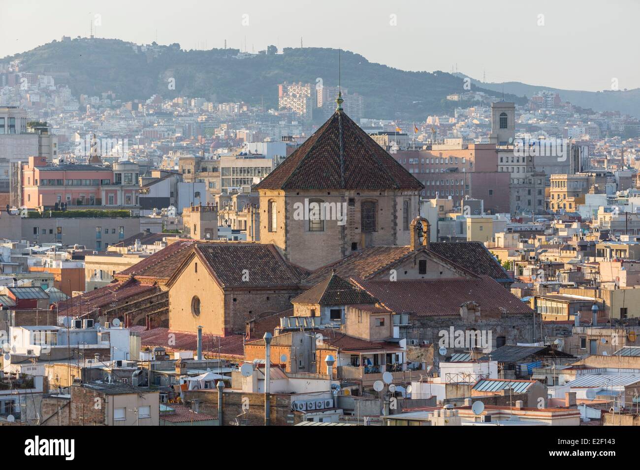 Spain, Catalonia, Barcelona, overview Stock Photo - Alamy