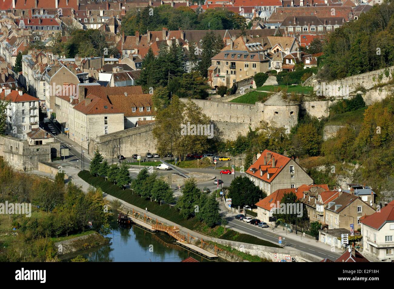 France, Doubs, Besancon, the citadel Vauban listed as World Heritage by ...