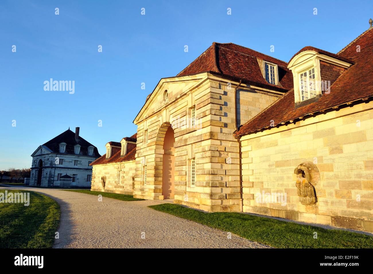 Royal saltworks of arc et built by claude nicolas ledoux hi-res stock ...