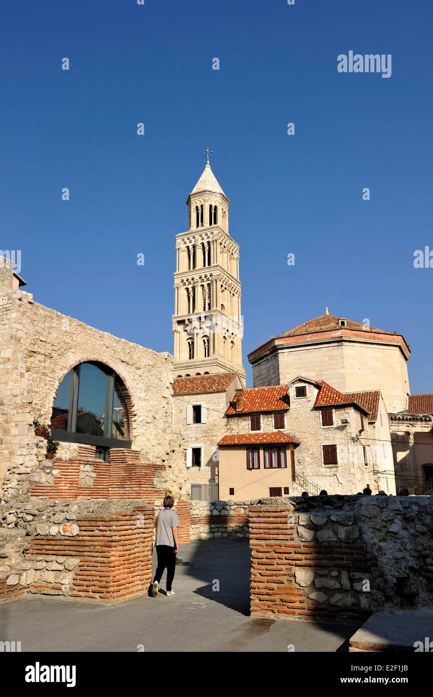 Croatia, Dalmatian coast, Split, old Roman city listed as World ...