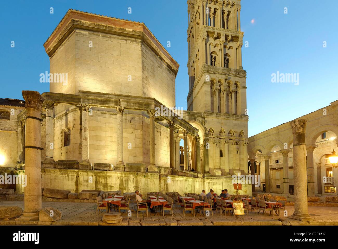 Croatia, Dalmatian coast, Split, old Roman city listed as World ...