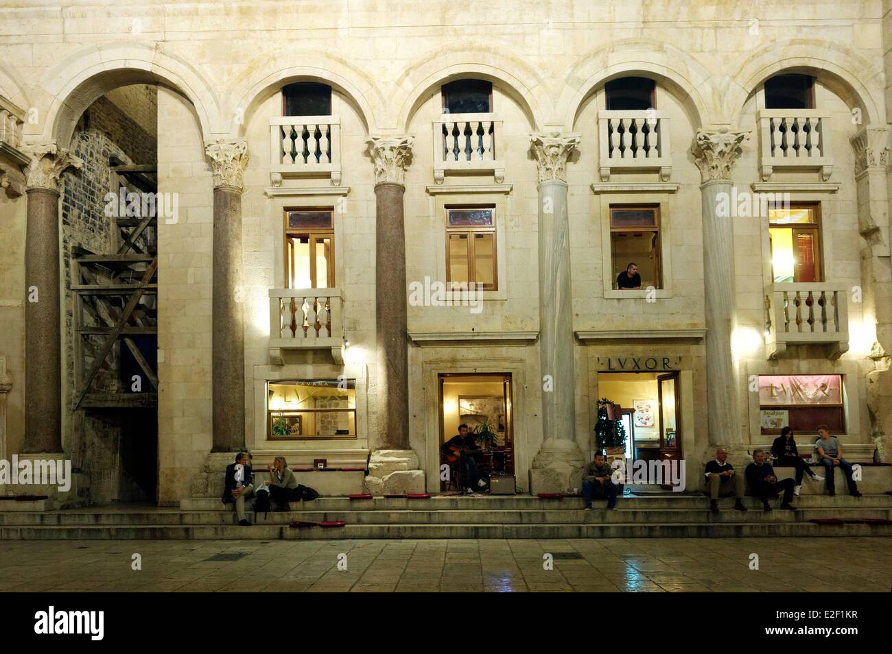 Croatia Dalmatian coast Split old Roman city listed as World Heritage ...