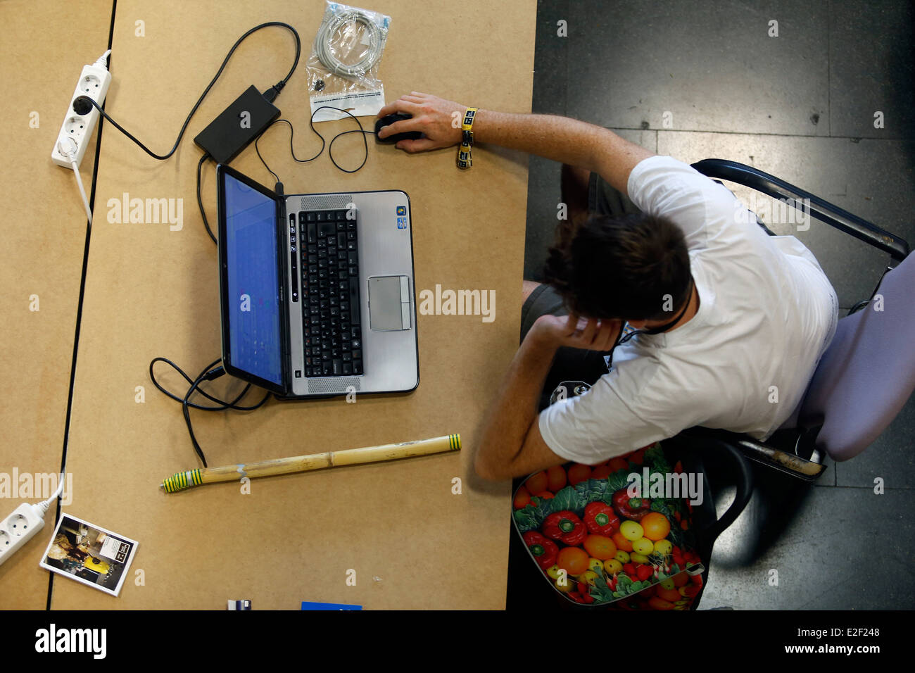 Laptop notebook is portable personal computer with clamshell form ...