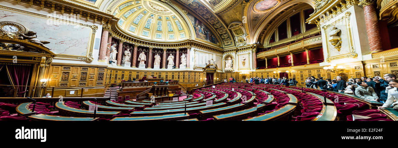 France, Paris, Heritage Days 2013, the Senate, the Chamber Stock Photo ...