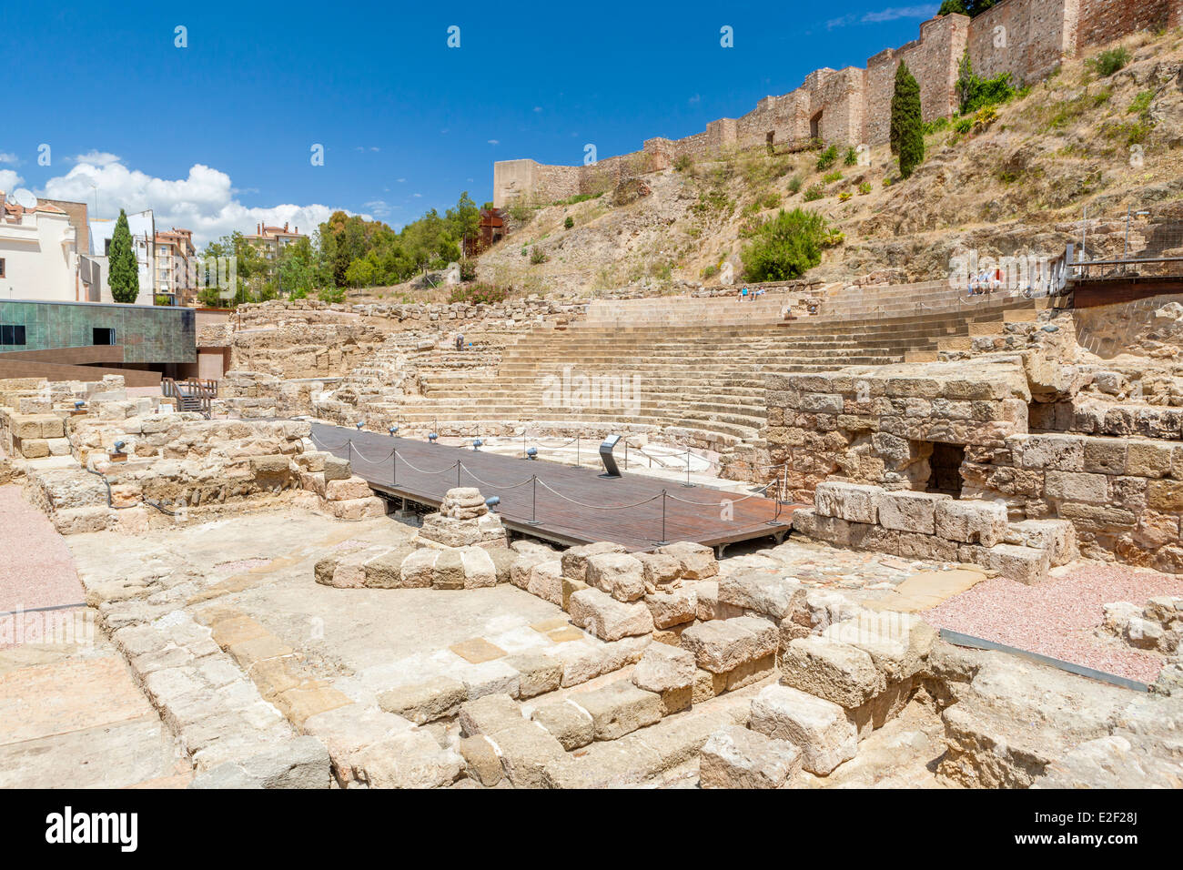 Roman amphitheatre malaga hi-res stock photography and images - Alamy