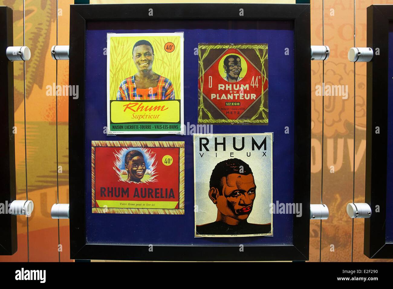 Rhum alcohol drink rum poster hi-res stock photography and images - Alamy
