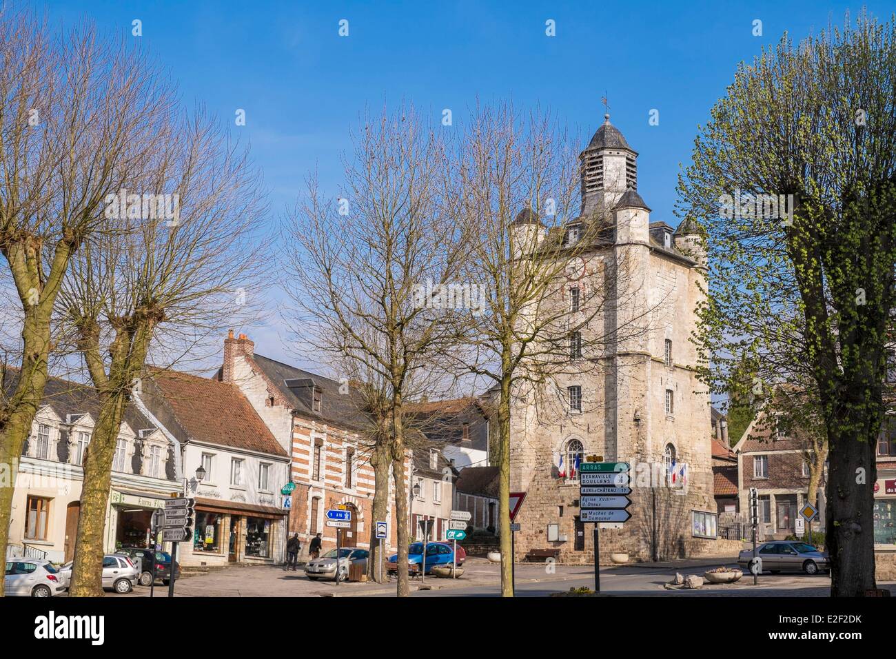 France, Somme, Saint Riquier, the Belfry Stock Photo - Alamy