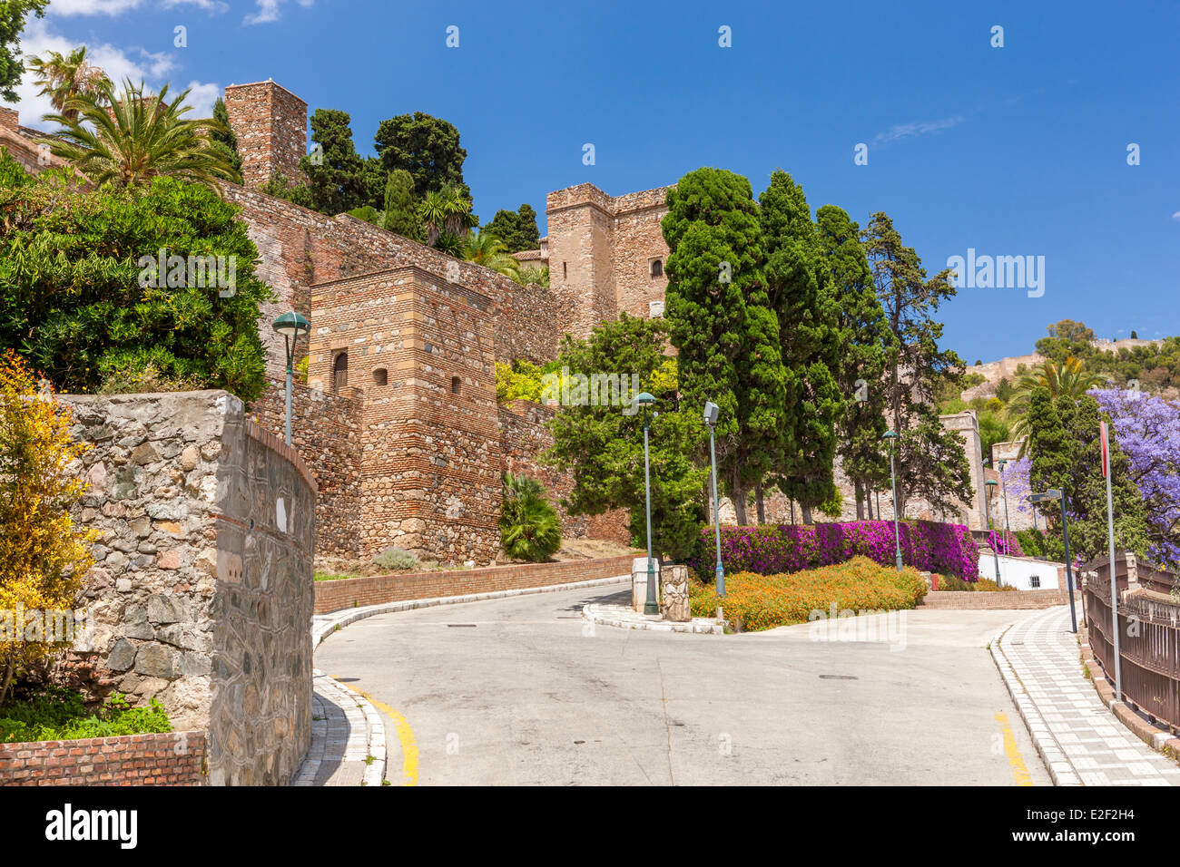 Alcazaba Fortress, Málaga, Costa del Sol, Andalusia, Spain, Europe ...