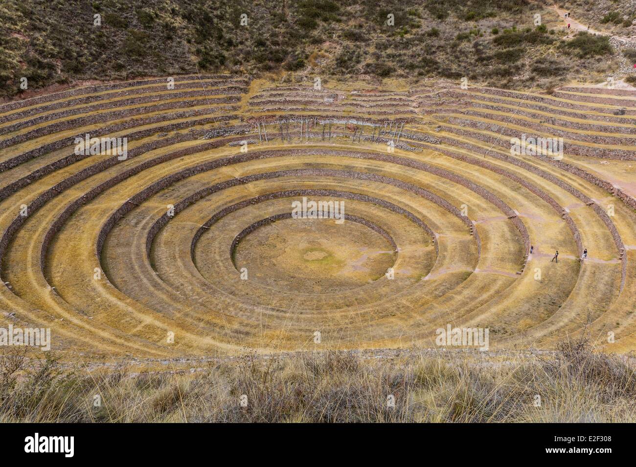 Peru Cuzco Province the Sacred Valley of the Incas Moray Inca ...