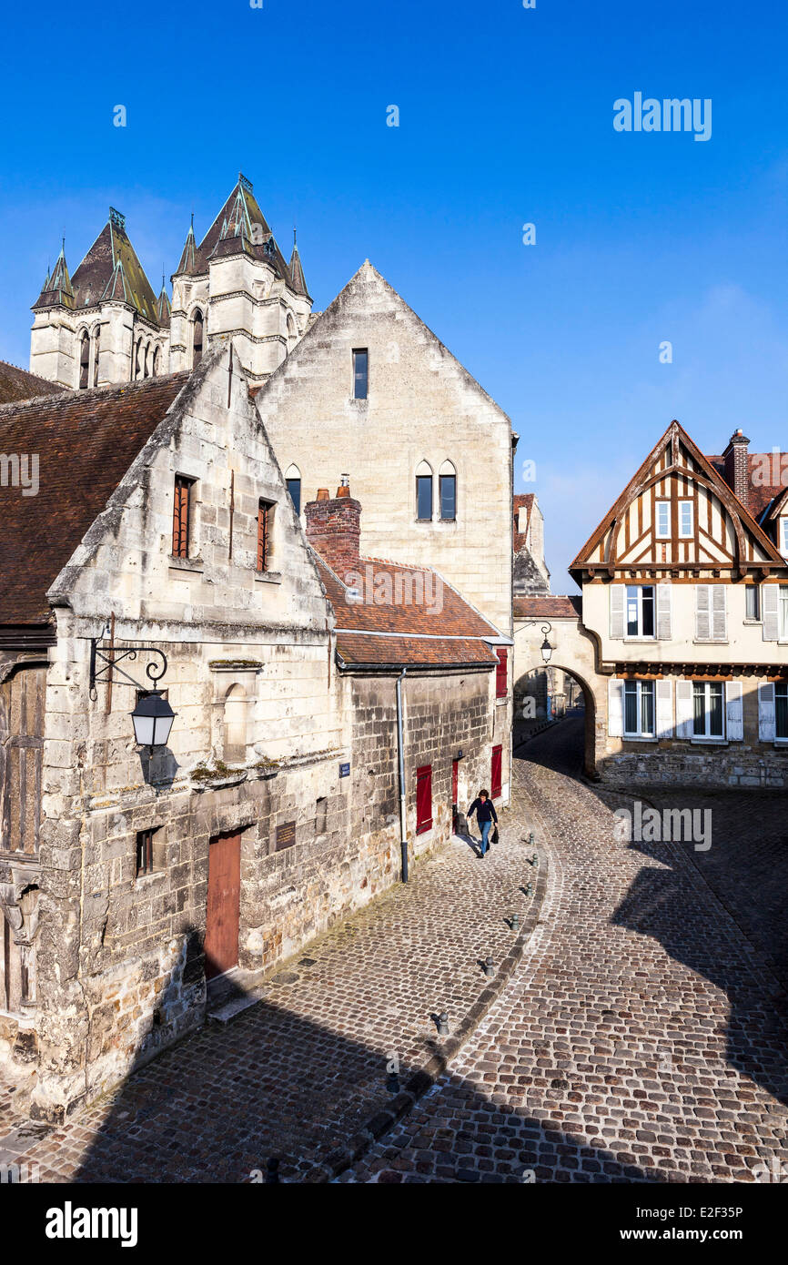 France, Oise, Noyon, the chapter library Stock Photo - Alamy