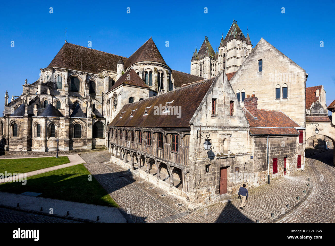 France, Oise, Noyon, Bibliotheque du Chapitre (Chapter Library) and ...