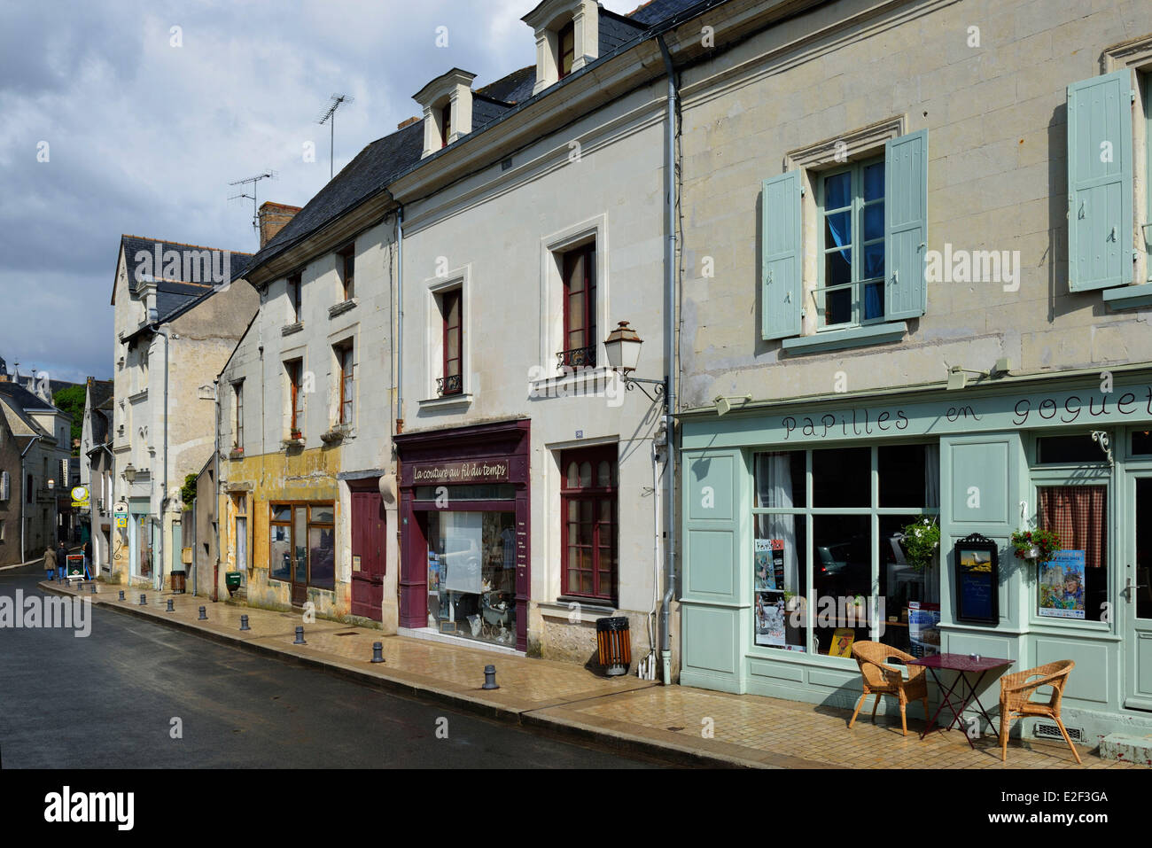 France, Anjou, Maine et Loire, Montreuil-Bellay Stock Photo - Alamy