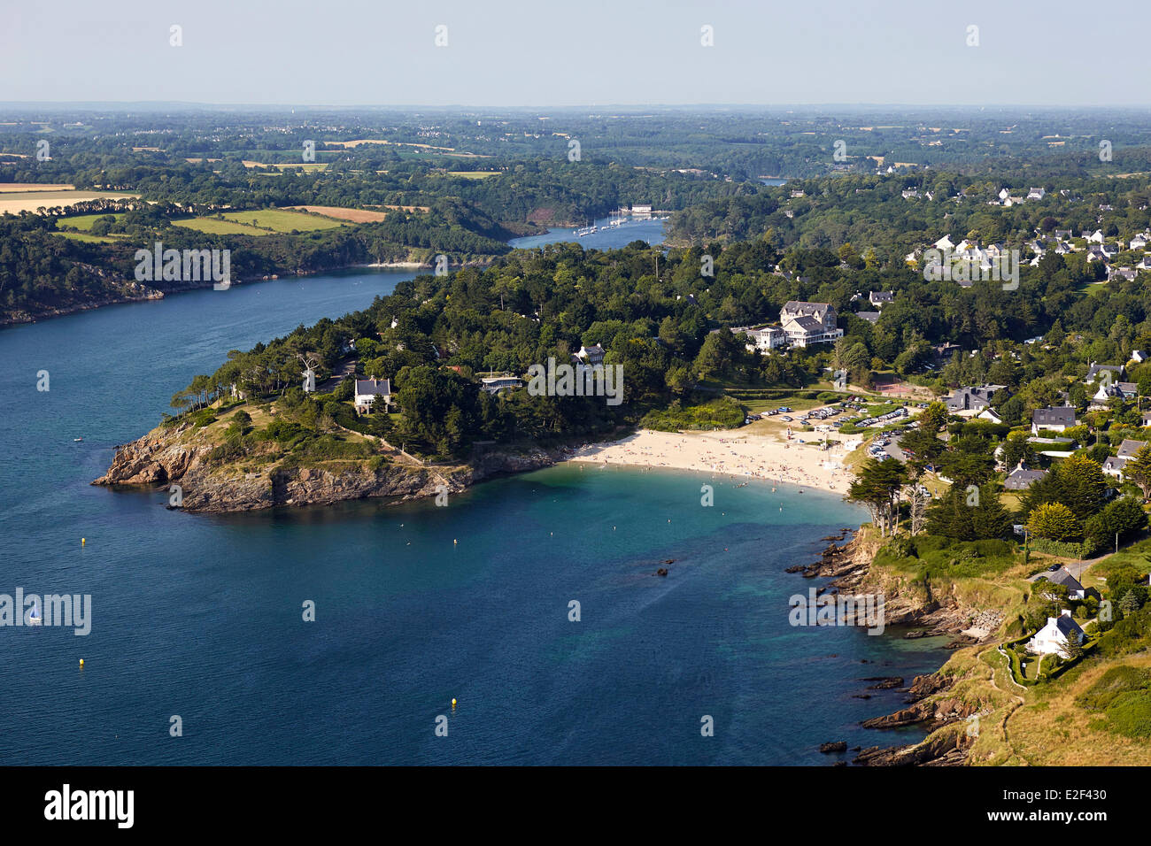 France, Finistere, Moelan sur Mer, the Belon river, Kerfany beach ...