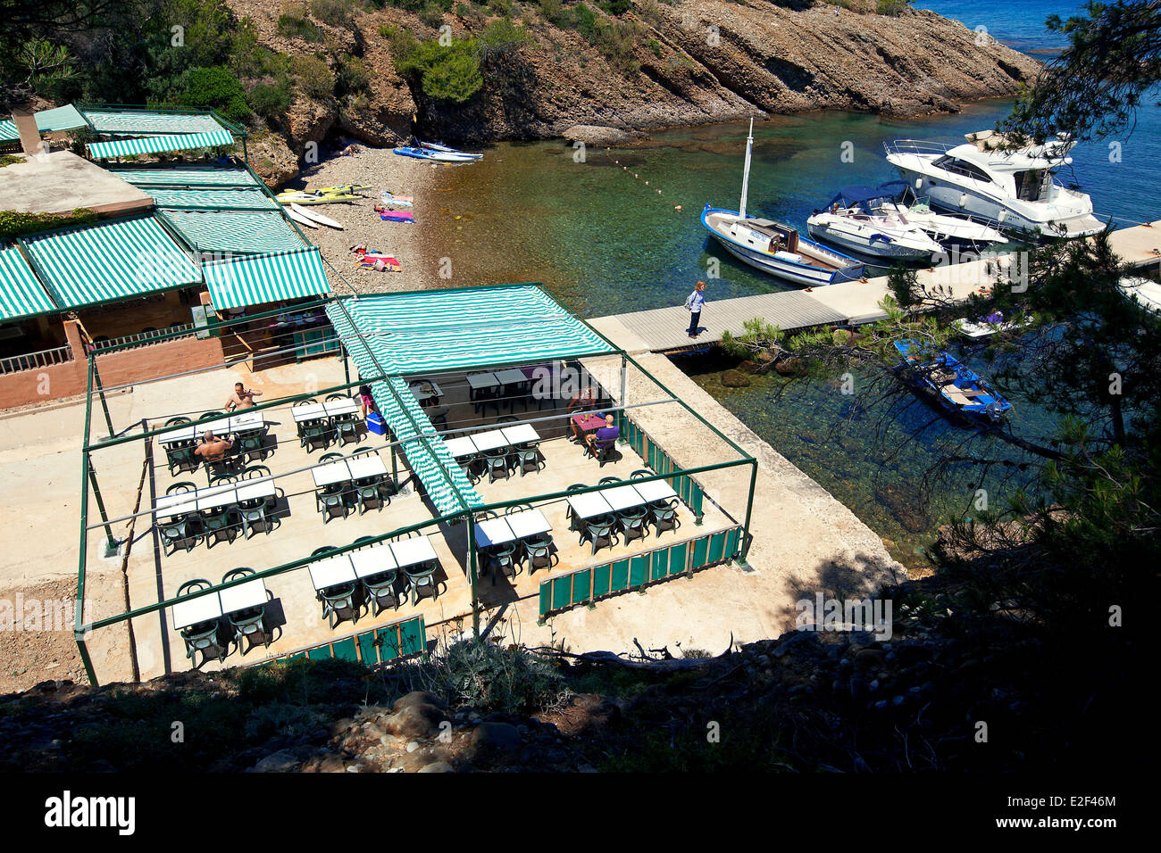 France, Bouches du Rhone, Calanques National Park, La Ciotat, Green ...