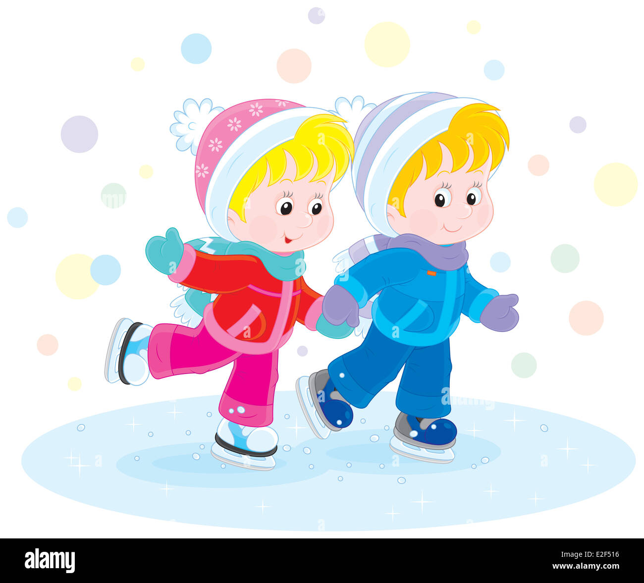 Infant ice skating hi-res stock photography and images - Alamy