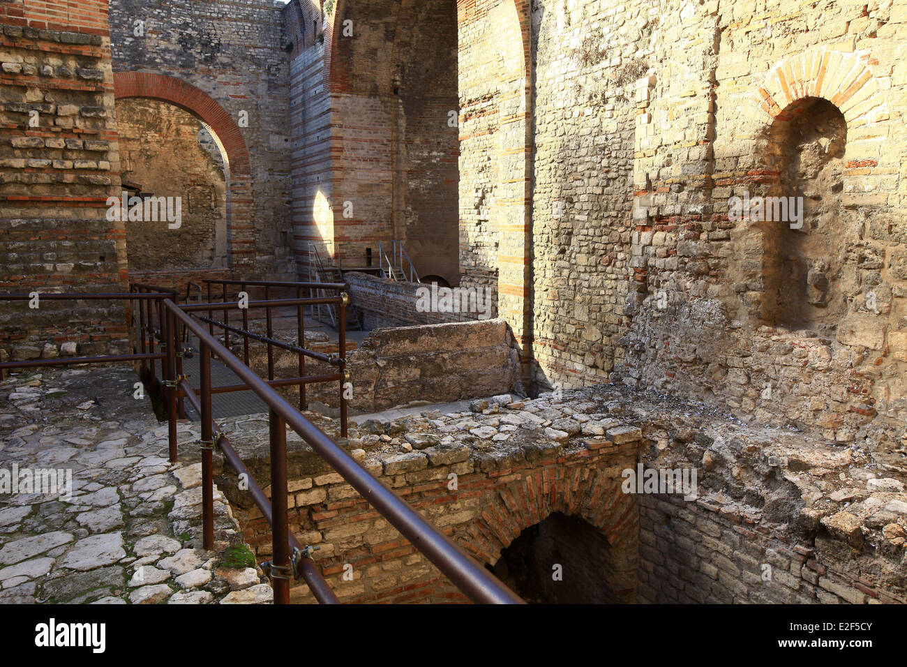 France, Bouches du Rhone, Arles, Baths of Constantine Stock Photo - Alamy