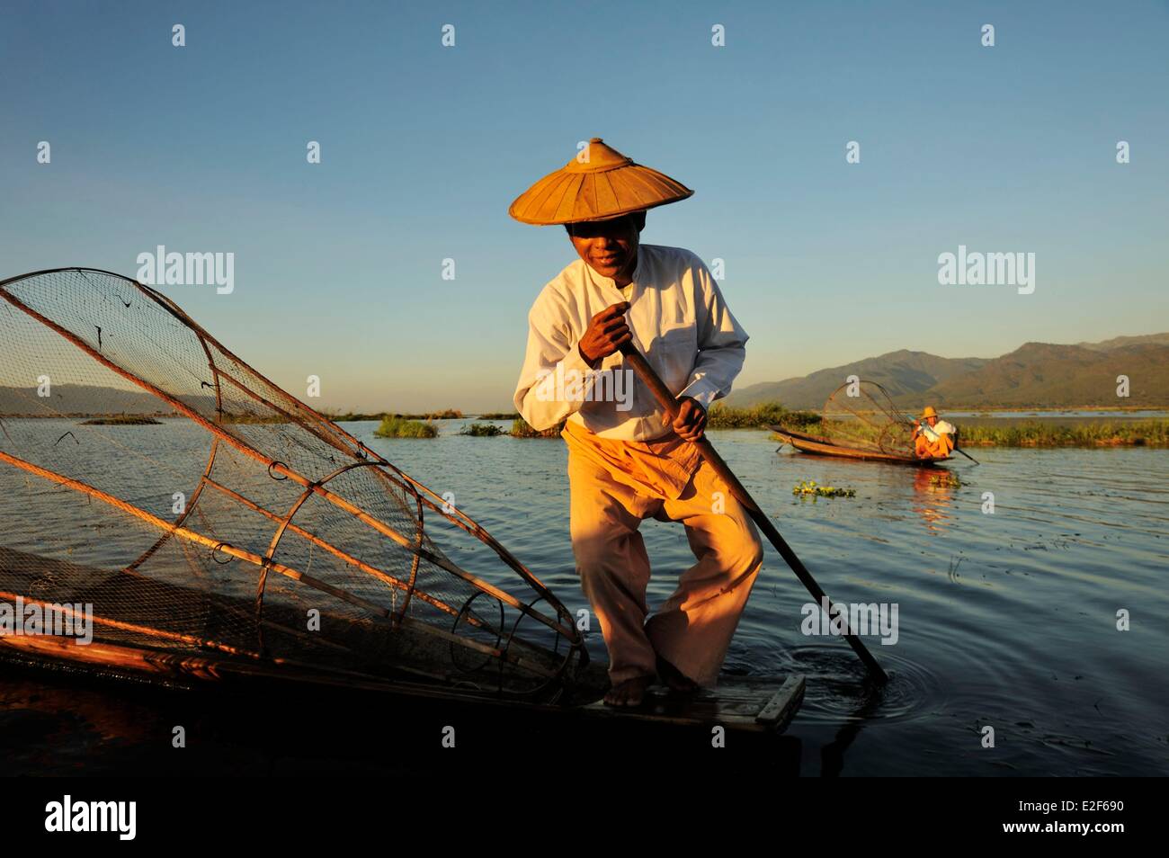 Traditional intha costume hi-res stock photography and images - Alamy