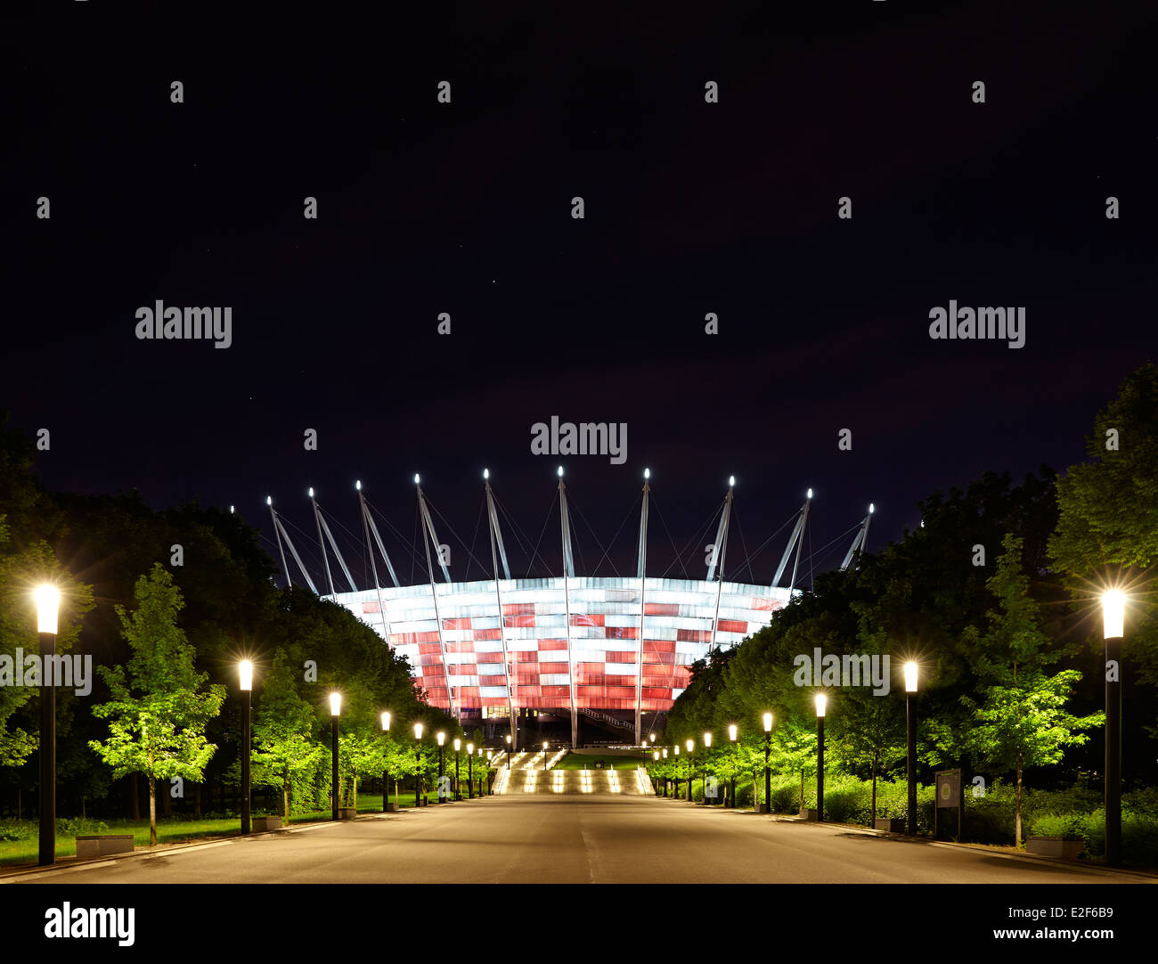 Night view stadium hi-res stock photography and images - Alamy