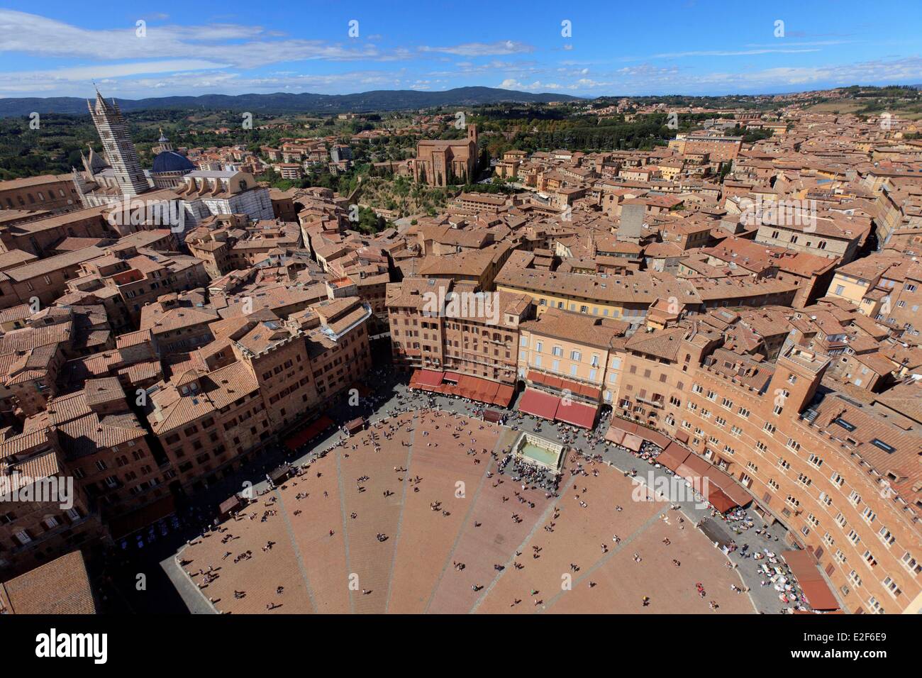 Italy Tuscany Siena historic center listed as World Heritage by UNESCO ...