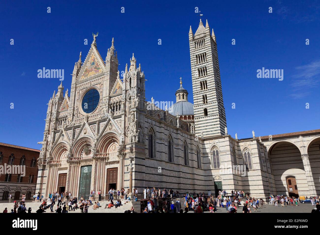 Italy Tuscany Siena historic center listed as World Heritage by UNESCO ...