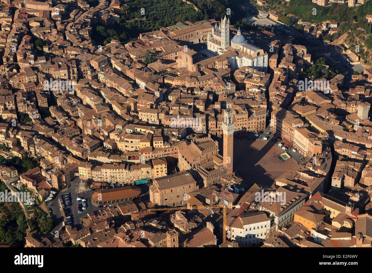 Italy, Tuscany, Siena, historic center, listed as World Heritage by ...