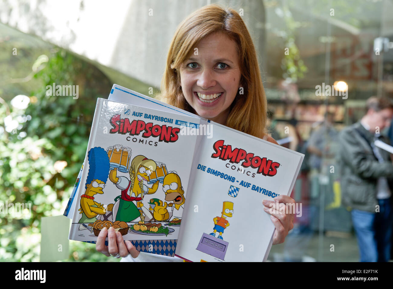 Erlangen, Germany. 19th June, 2014. The voice actress of the cartoon ...