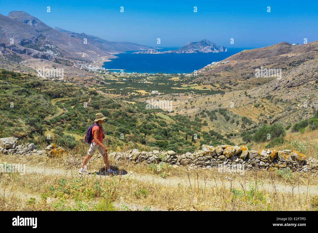 Amorgos langada hi-res stock photography and images - Alamy