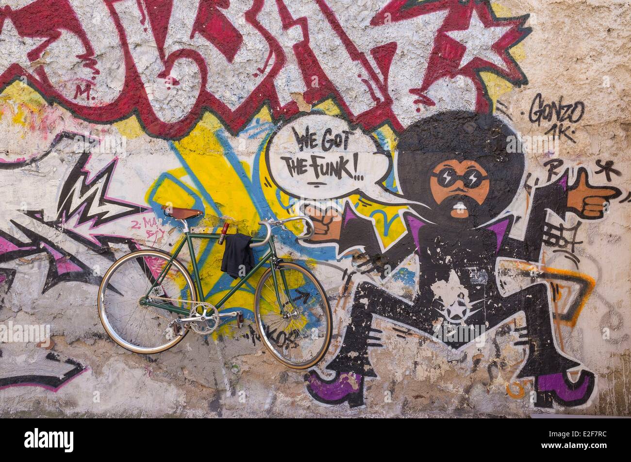Greece, Athens, graffiti in Psiri district Stock Photo - Alamy
