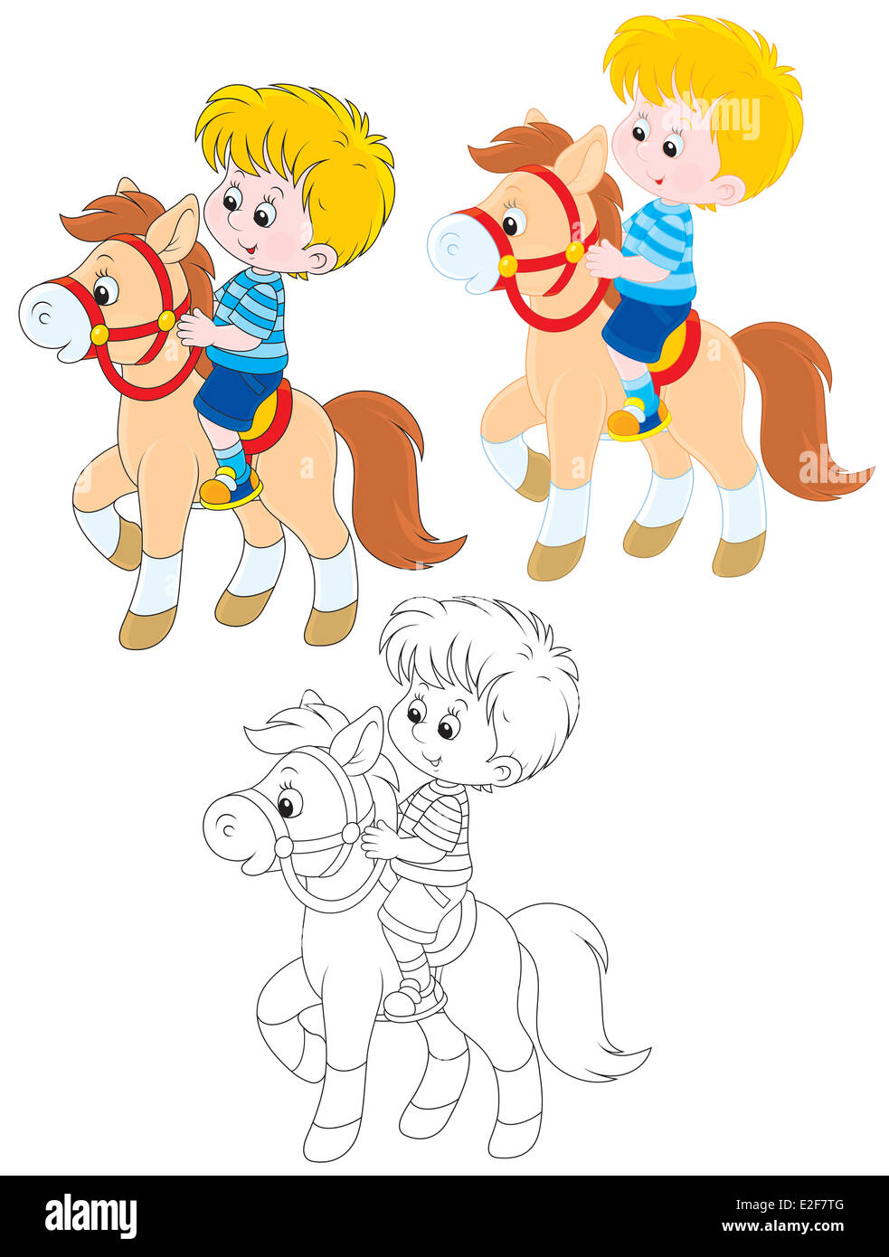 Pony Rider Toy High Resolution Stock Photography and Images - Alamy