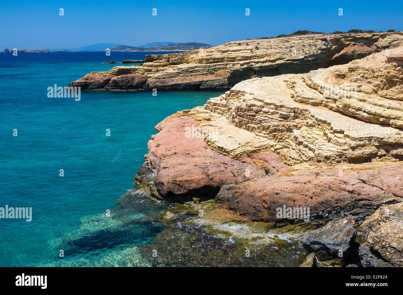 Greece, Cyclades islands, Small Cyclades, Koufonissia island Stock ...