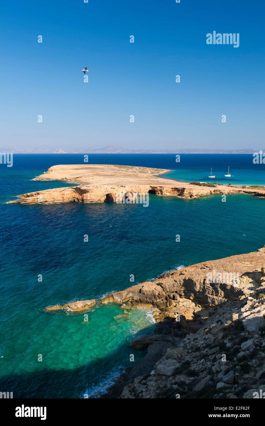 Greece, Cyclades islands, Small Cyclades, Koufonissia island, Xilobatis ...