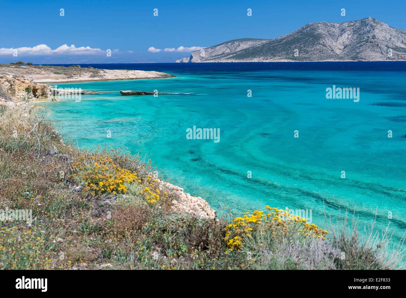 Greece, Cyclades islands, Small Cyclades, Koufonissia island Stock ...